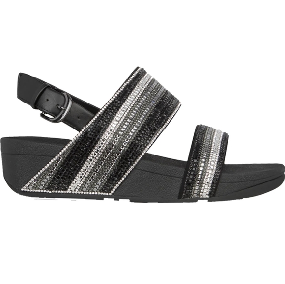 Fitflop | Shoes | Fit Flop Rosa Crystal Mosaic Black Sandal | Poshmark